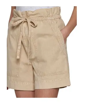 Isabel Marant Étoile Drawstring Denim Shorts - Beige