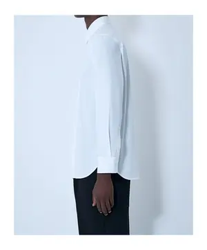 JIL SANDER Concealed Button Shirt - Blue