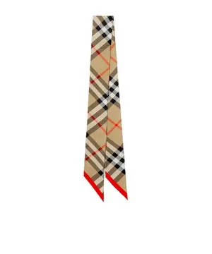 Burberry House Checked Contrasted-trim Scarf