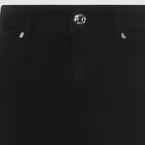 TWINSET Flared Leather Jeans - Black
