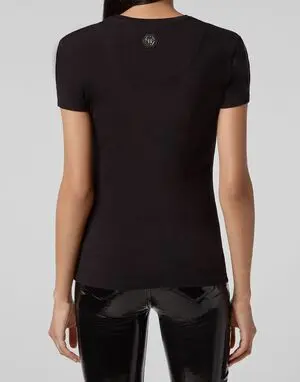Philipp Plein Embellished Logo T-shirt