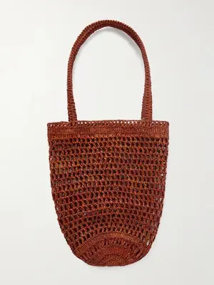 Chloé Small Banana Raffia Tote Bag