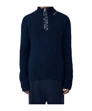 Marni Zipped Neck Jumper