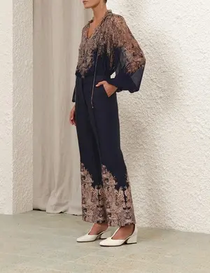 Zimmermann Paisley Printed Flared Pants