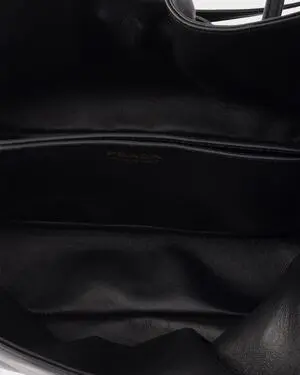 Prada Buckle Detailed Small Bucket Bag - Black