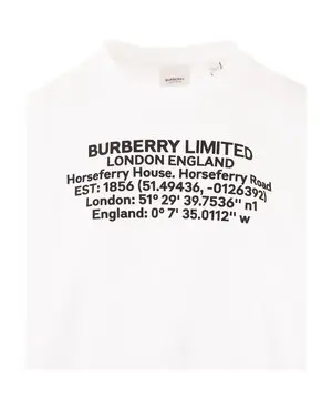 Burberry Logo Print Crewneck T-shirt