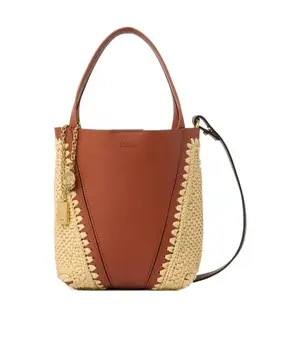 Chloé Spin Raffia Bucket Bag