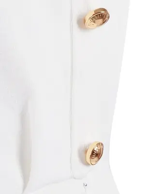 Elisabetta Franchi Milano Stitch Knitted Dress - Ivory