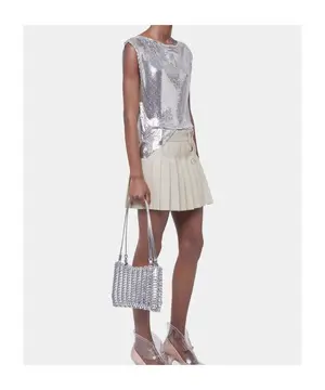 Rabanne 1969 Flip Shoulder Bag - Silver/blue