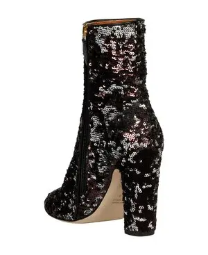 Paris Texas Embellished Sequined High Heel Ankle Boots