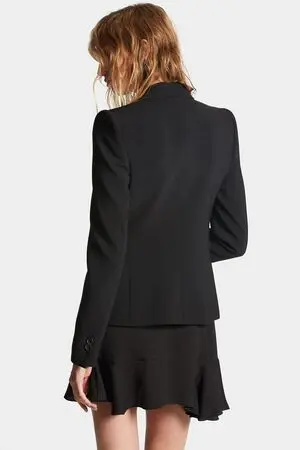 Dsquared2 Single-breasted Blazer With Printed Lining