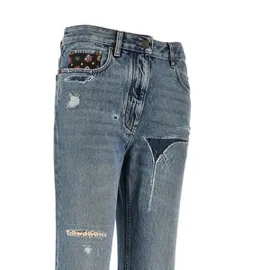 Valentino Garavani Floral Panelled Flared Jeans