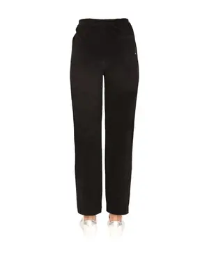 Dsquared2 Side Stripe Drawstring Corduroy Track Pants - Black