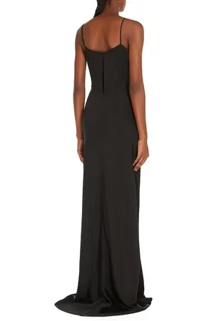Max Mara V-neck Sleeveless Maxi Dress