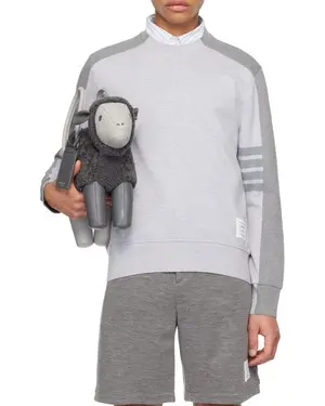 Thom Browne 4-bar Striped Crewneck Sweatshirt