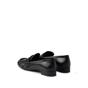 Prada Leather Loafers - Black