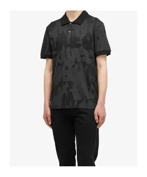 Alexander McQueen Graffiti Polo Shirt