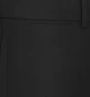 Dior Pleated Straight Leg Trousers - Black