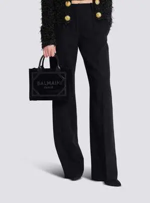 Balmain Small B-army Tote Bag - Black