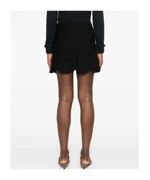 TOM FORD Scalloped Hem Skirt - Black