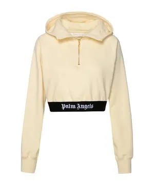 Palm Angels Zip Up Sweatshirts Hoodies For Women