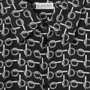 Burberry B-line Allover Graphic Printed Shirt