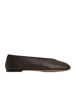 Italian Tumbled Calf Leather Flats