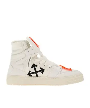 Off-white High Top Sneakers For Men