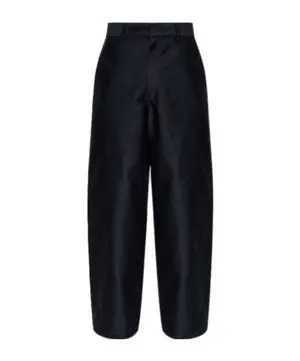 LEMAIRE Straight Leg Trousers - Black