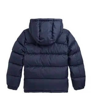 Ralph Lauren Quilted Down Coat With Zip Closure