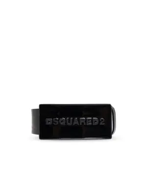 Dsquared2 Logo Plaque Belt - Black