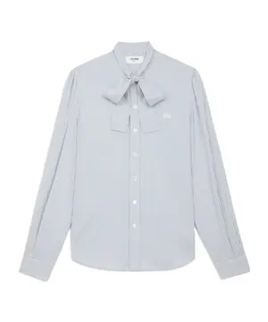 Celine Lavalliere Mia Shirt In Striped Silk - No