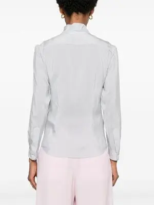Celine Lavalliere Mia Shirt In Striped Silk