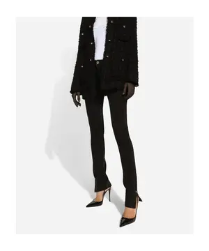 Dolce & Gabbana Logo Plaque Skinny Jeans