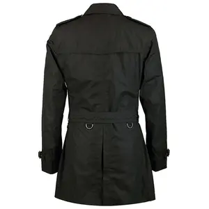 Burberry Double-breasted Trench Coat - Black