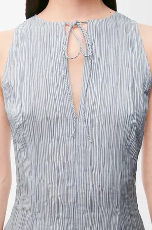 Loewe Striped Asymmetric Hem Dress