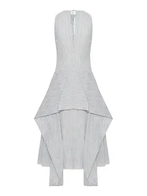 Loewe Striped Asymmetric Hem Dress