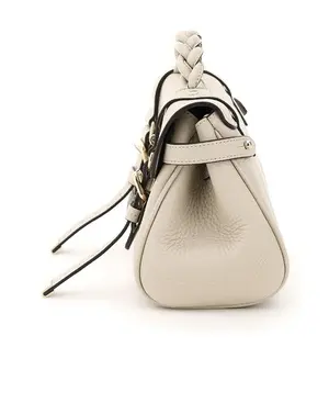 Mulberry Alexa Buckled Mini Crossbody Bag - Nude