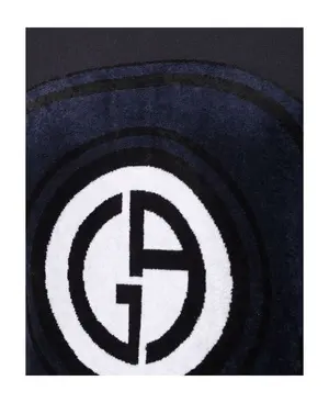 Giorgio Armani Textured-logo Short-sleeve T-shirt