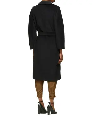 Max Mara Madame Double-breasted Coat - Black