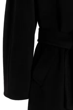 Max Mara Madame Double-breasted Coat - Black