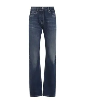 Prada Prada Low-Rise Tapered-Leg Jeans Ls