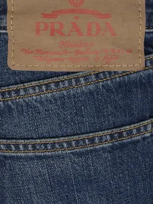 Prada Low-rise Tapered-leg Jeans - Ls