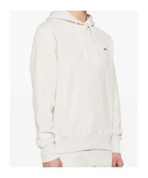 AUTRY Logo Embroidered Drawstring Hoodie - Grey