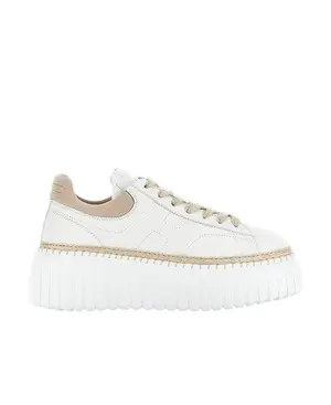 Hogan Platform Lace-up Sneakers - White