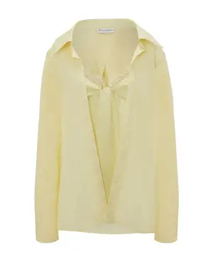J.W.ANDERSON Long-sleeved Shirt With Lace Camisole - No