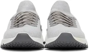Brunello Cucinelli Knitted Lace-up Sneakers - Grey