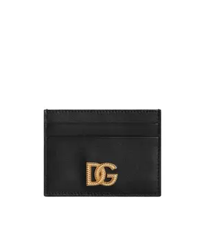 Dolce & Gabbana Dolce Gabbana Dg Logo Cardholder - Black