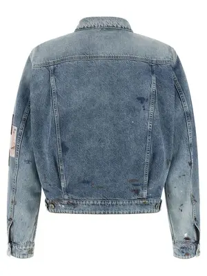 Dsquared2 Rebel Patchwork Denim Jacket