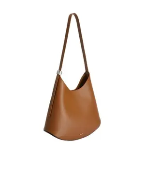 JIL SANDER Eldorado Medium Shoulder Bag - Hazelnut Color